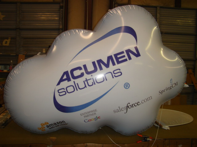 Cloud Balloons:Cloud Shape Advertising Balloons: Cloud Helium Balloons ...